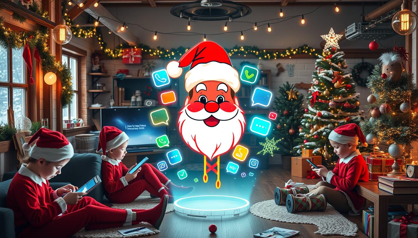 Santa Text Messages: Festive Greetings & Holiday Cheer - PowerTextor